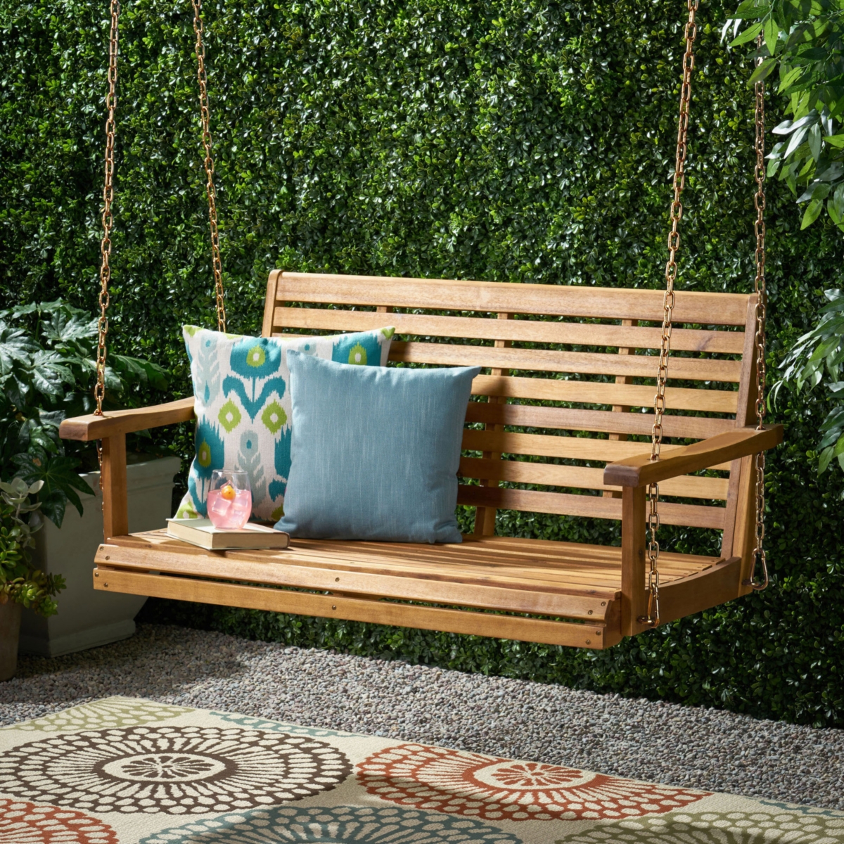 Click here for Streamdale Tasmania Acacia Wood Porch Swing Durabl... prices