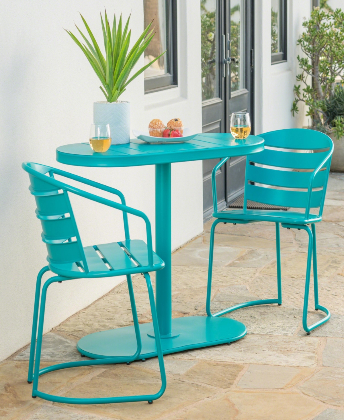 Click here for Streamdale Furniture Santa Monica Bistro Set - Tea... prices