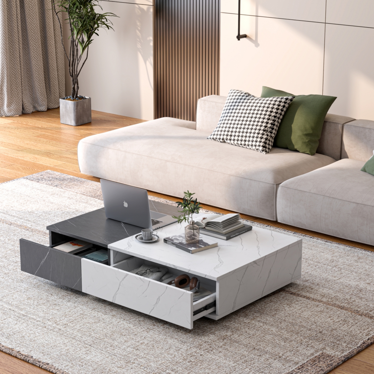 Click here for Streamdale Furniture Modern style black and white... prices