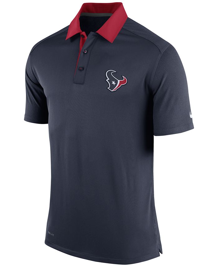 Nike Men's Houston Texans Elite Coaches Polo - Macy's