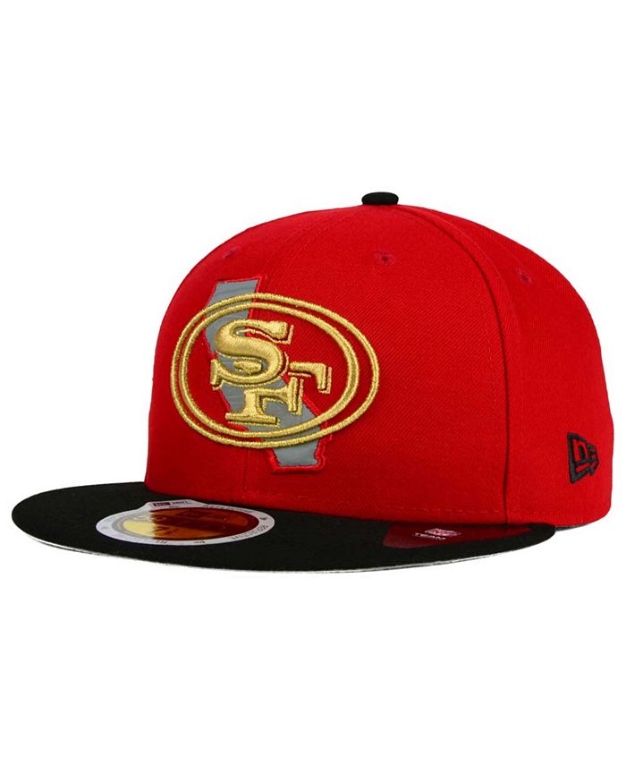 New Era San Francisco 49ers State Flective Redux 59FIFTY Cap - Macy's