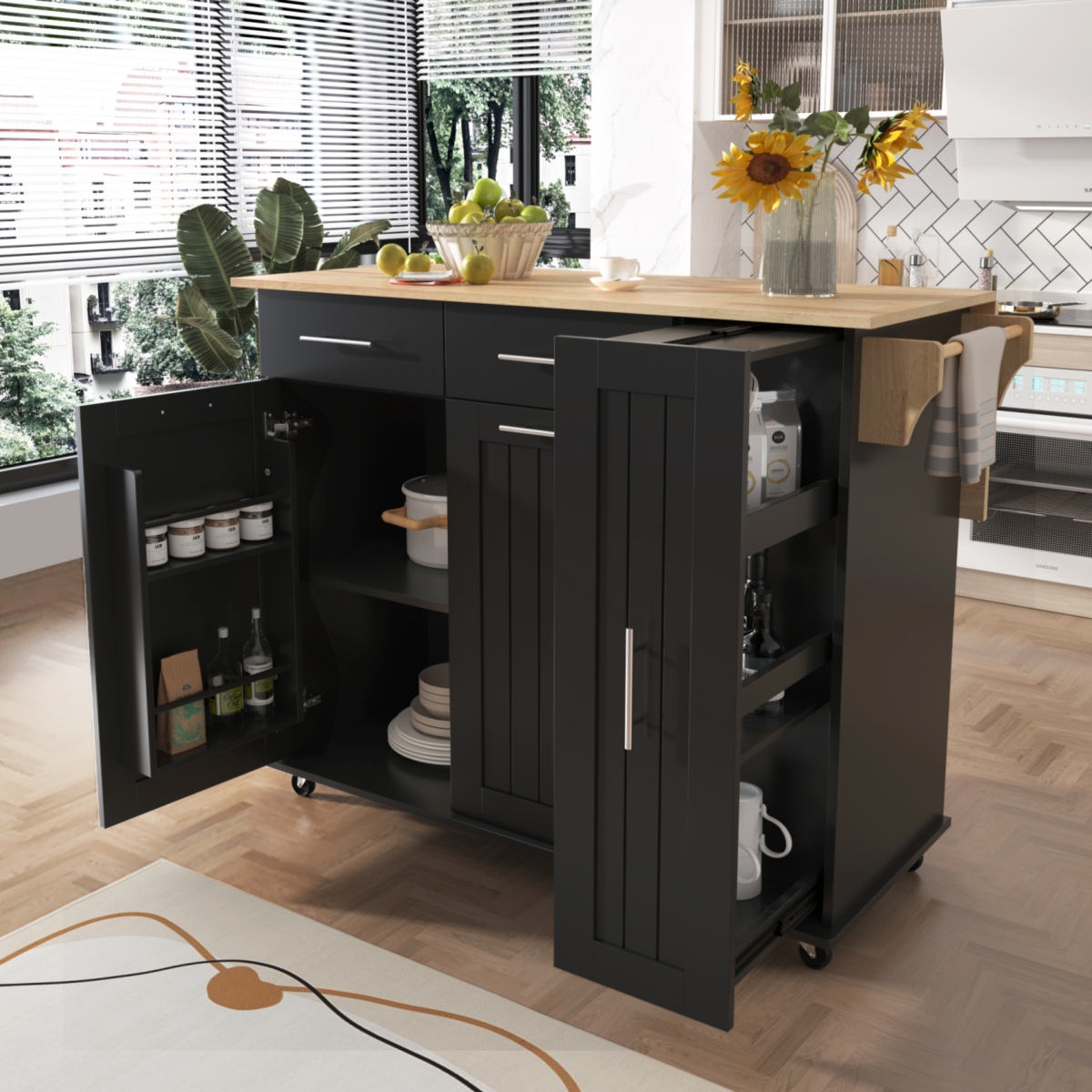 Click here for Simplie Fun Kitchen Island with Drop Leaf  Kitchen... prices