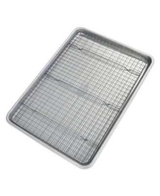 USA Pan Non-Stick Aluminum 2 Piece Half Sheet Pan and Rack Set - Macy's