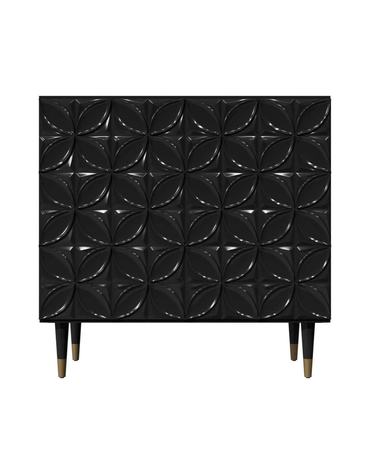 Click here for 2 Door Locker Accent Cabinet - Black prices