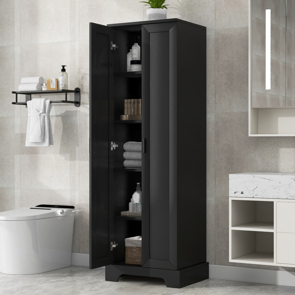 Click here for Storage Cabinet with Two Doors for Bathroom  Offic... prices