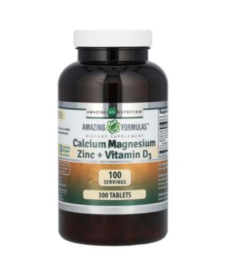 Amazing Nutrition Amazing Formulas Calcium Magnesium Zinc + Vitamin D3 ...