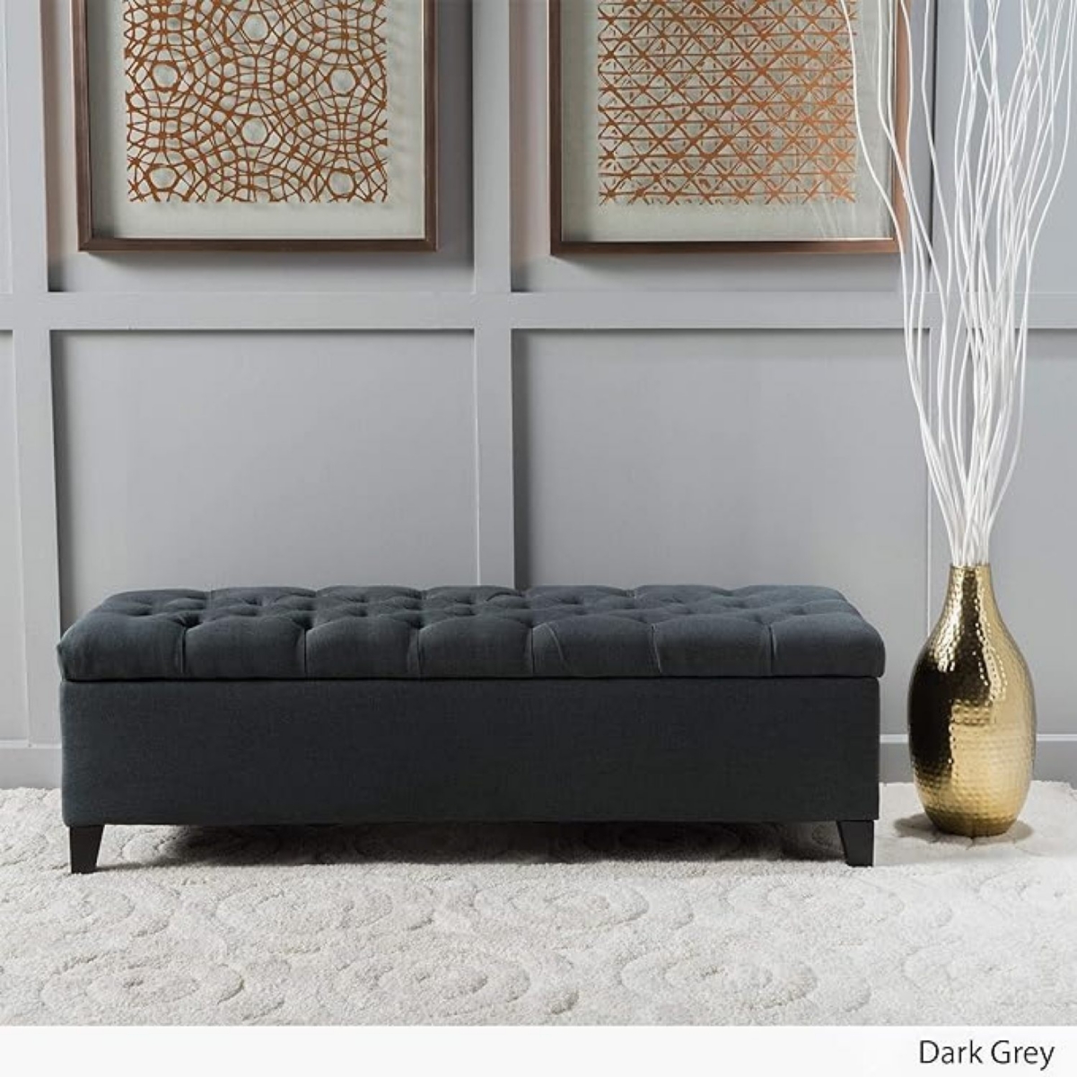 Click here for Streamdale Furniture Glouster Storage Ottoman V2 -... prices