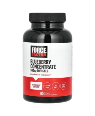 Force Factor Blueberry Concentrate 500 mg - 90 Softgels - Macy's