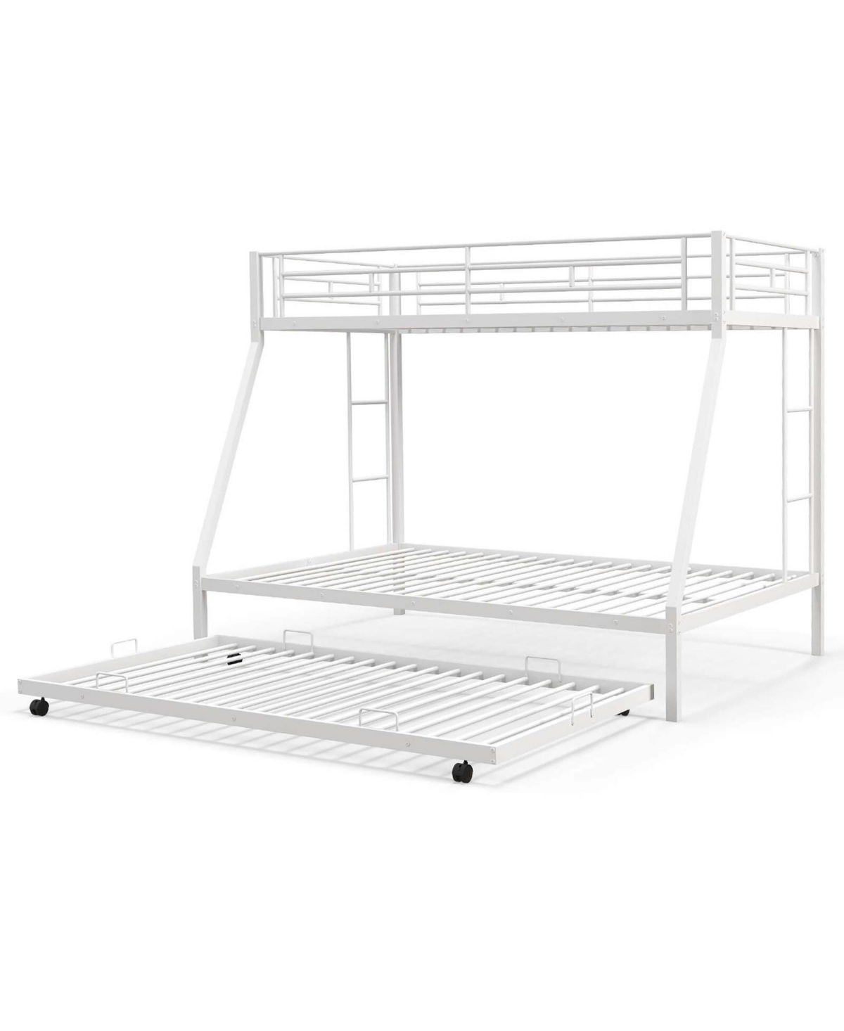 Click here for Costway Twin Over Full Metal Slats Bunk Bed Frame... prices