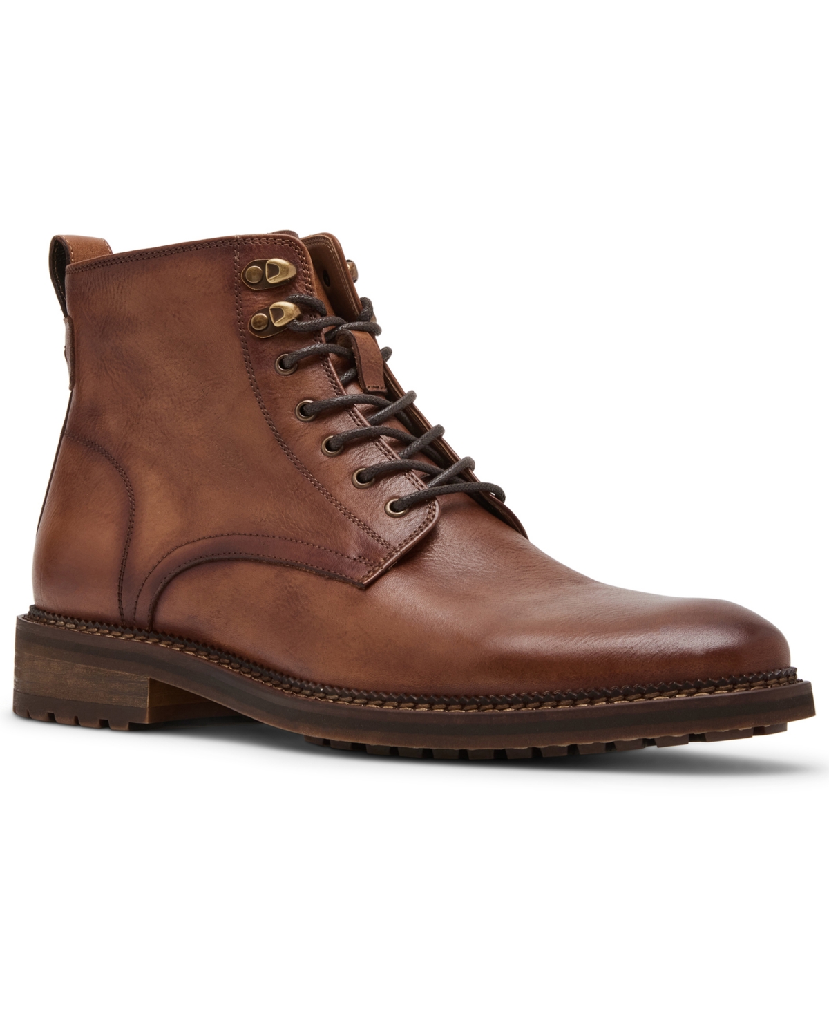 Click here for Steve Madden Mens Nova Jack Leather Boot - Tan Lea... prices