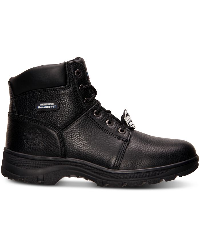 Skechers Men's Relaxed Fit: Workshire - Condor Boots from Finish Line ...