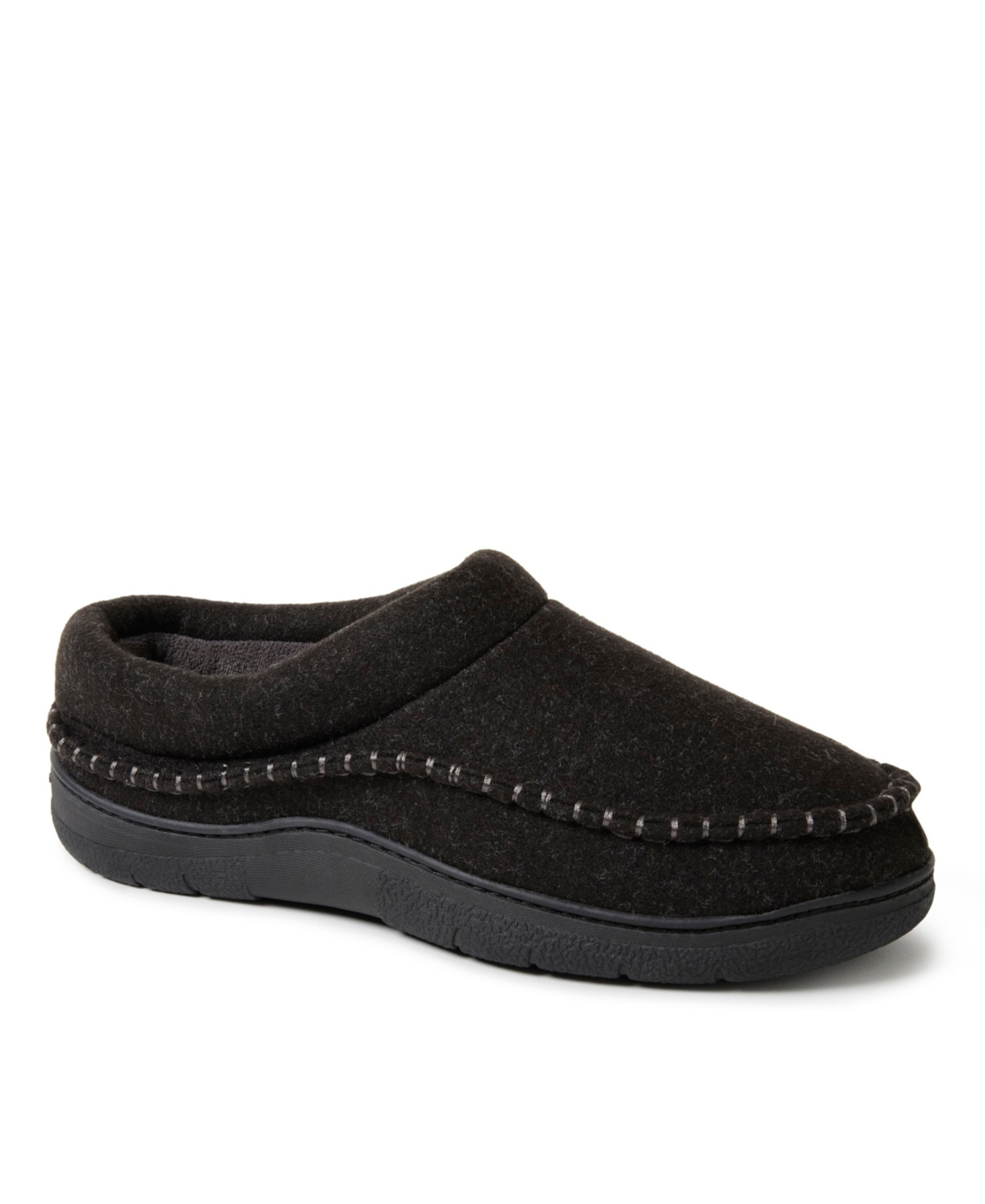 Click here for Dearfoams Mens Thompson Wool Blend Clog Slipper -... prices