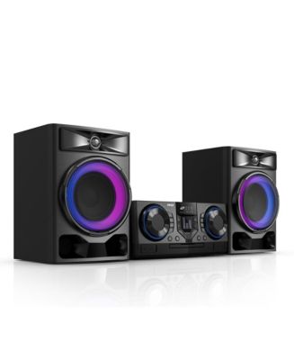 Pyle 3-Piece Mini Hi-Fi Bluetooth Stereo System With MP3, USB, FM Radio ...