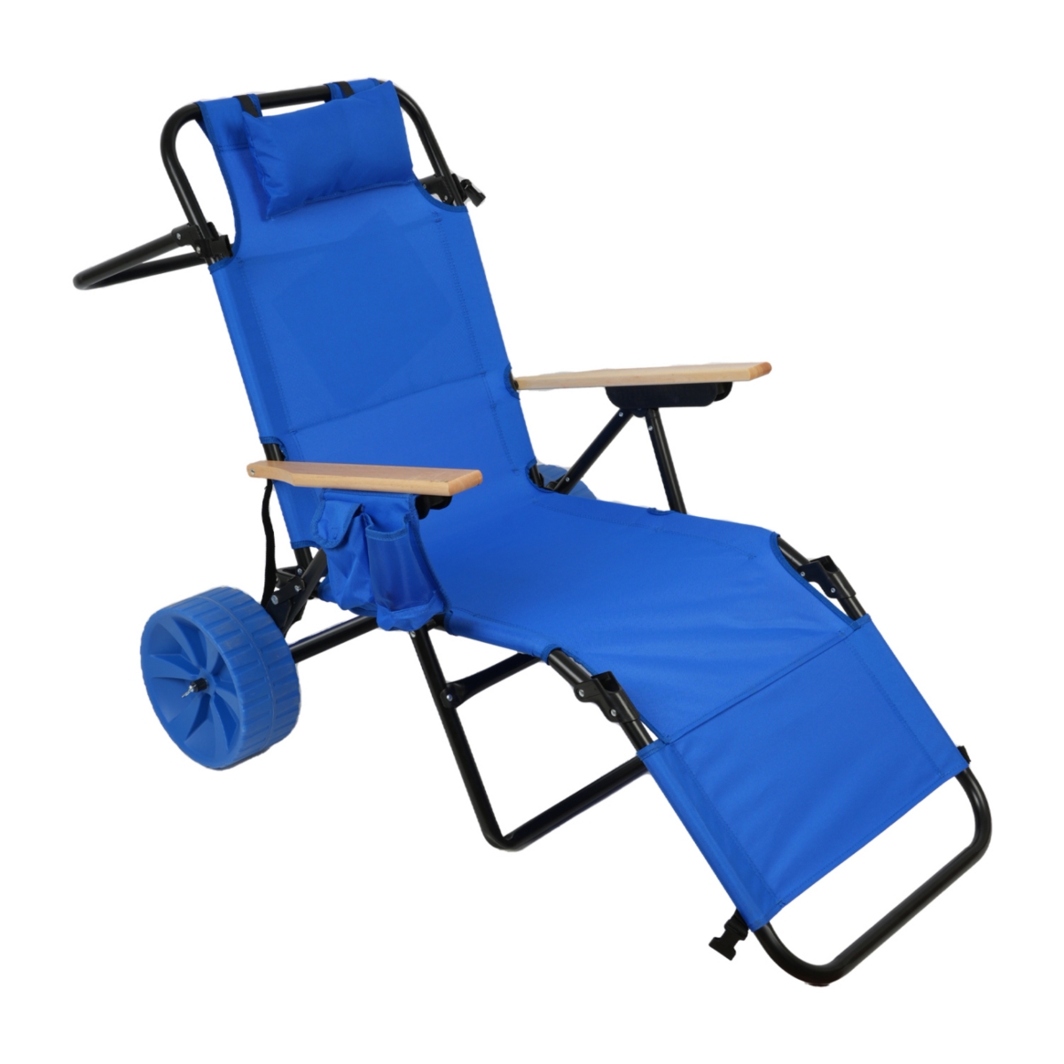 Click here for Streamdale 2-in-1 Beach Cart & Lounge Chair - Ligh... prices