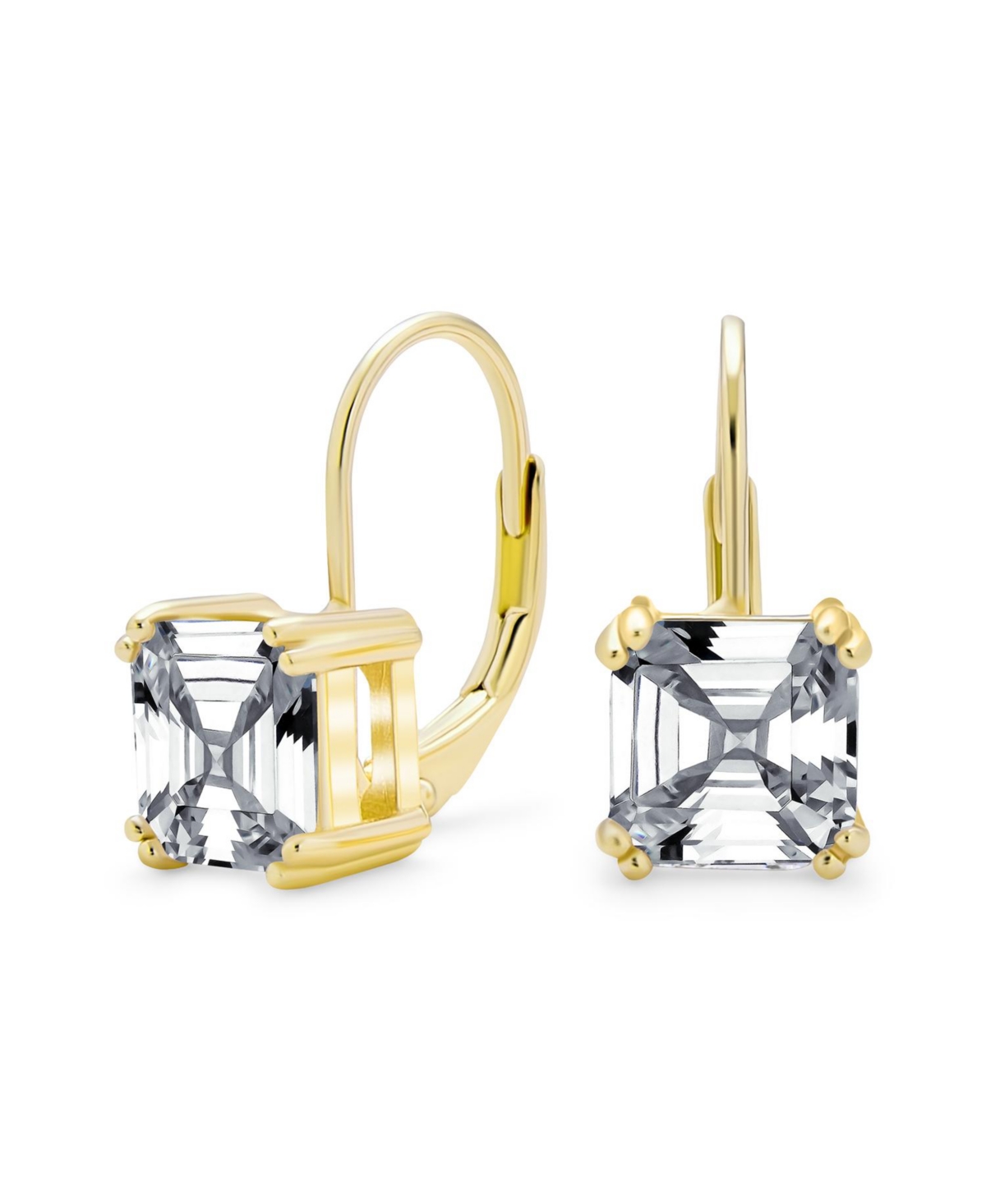 Click here for Bling Jewelry Classic Jewelry 4 Ctw Solitaire Squa... prices