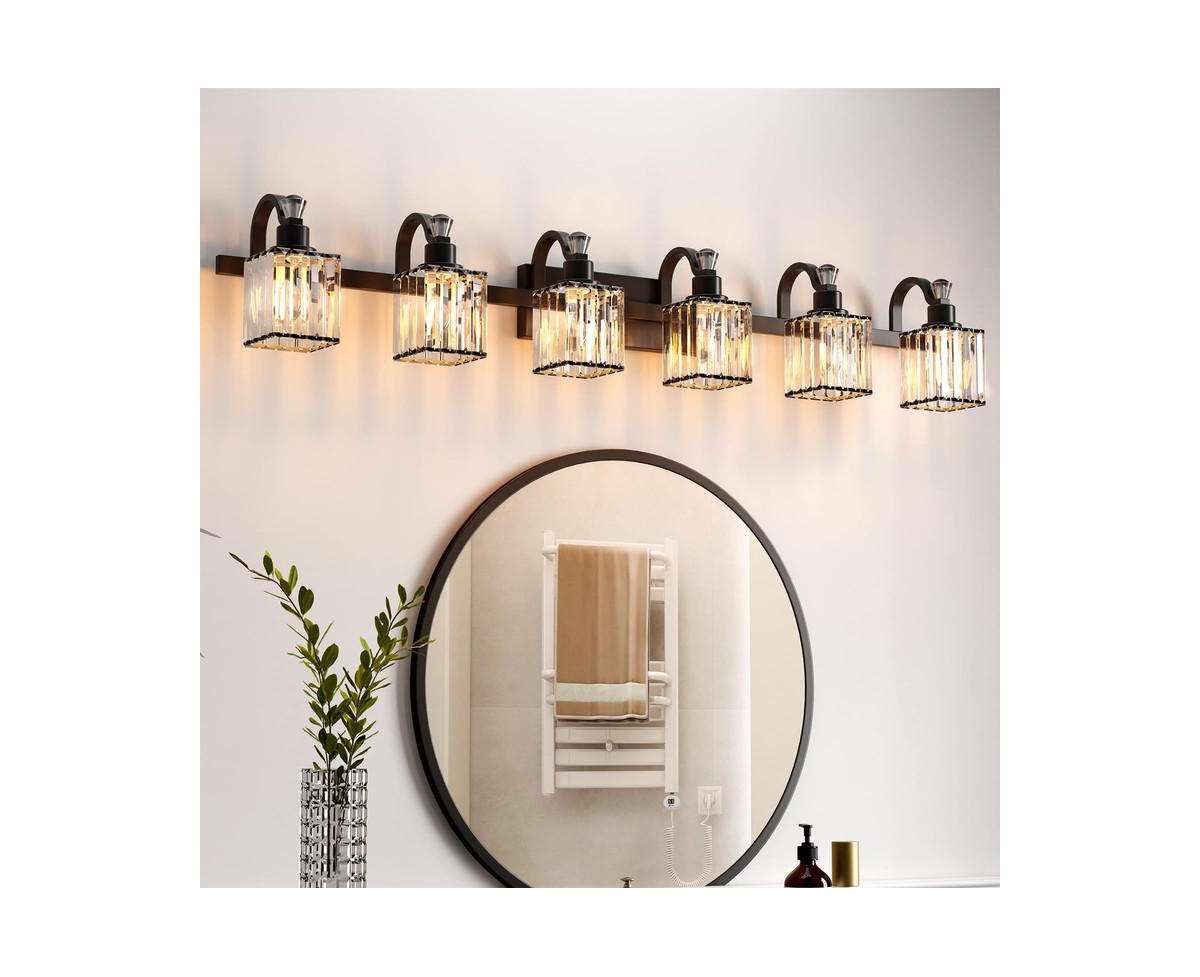 Click here for gaomon Bathroom Vanity Light Fixtures Modern Cryst... prices