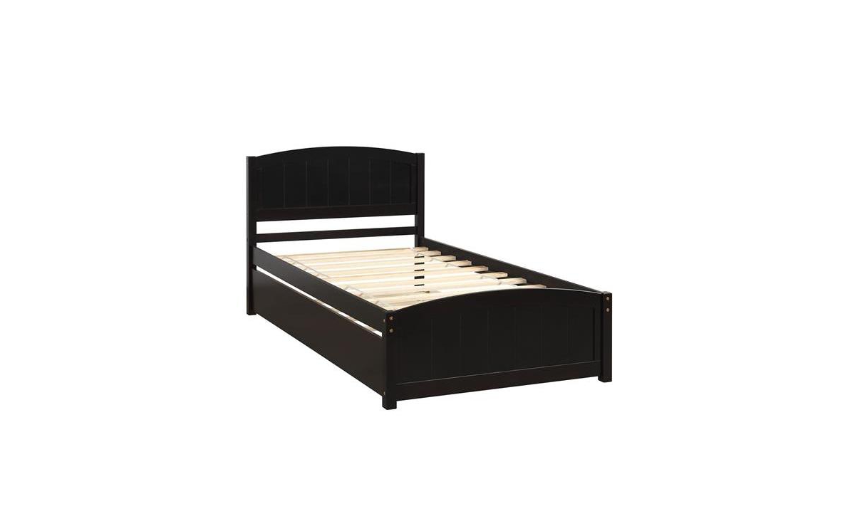 Click here for Slickblue Twin Size Platform Bed with Trundle for... prices