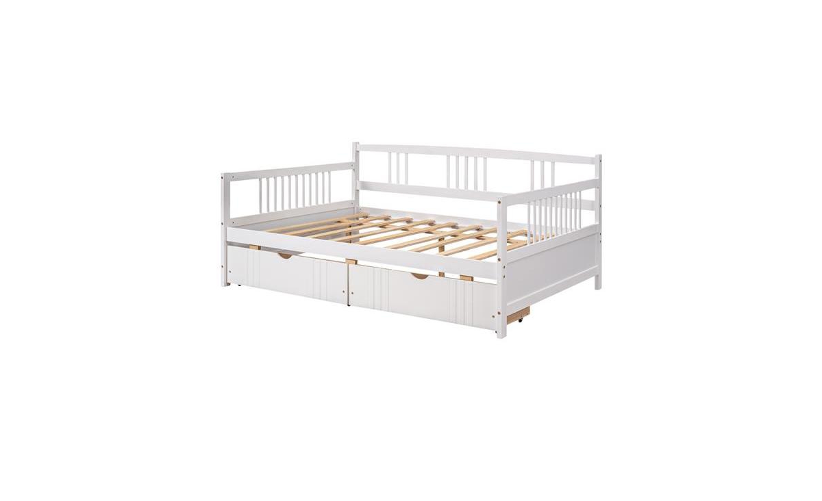 Click here for Slickblue Full Size Wood Daybed with Two Drawers... prices