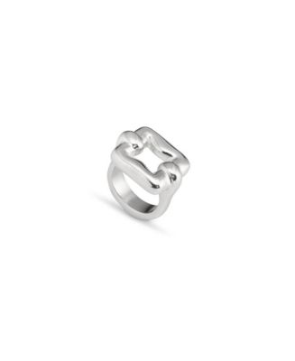 UNOde50 Square Shaped Metal Alloy Ring - Macy's