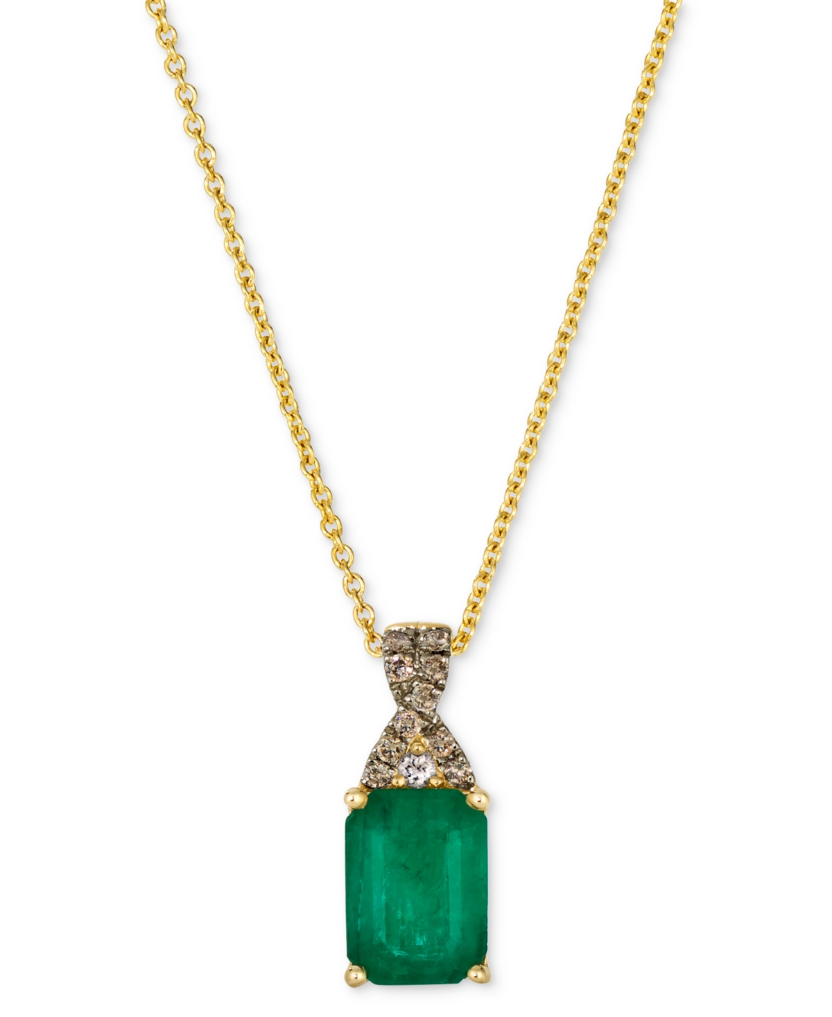 Click here for Le Vian Emerald (1 ct. t.w.)  Nude Diamond & Choco... prices
