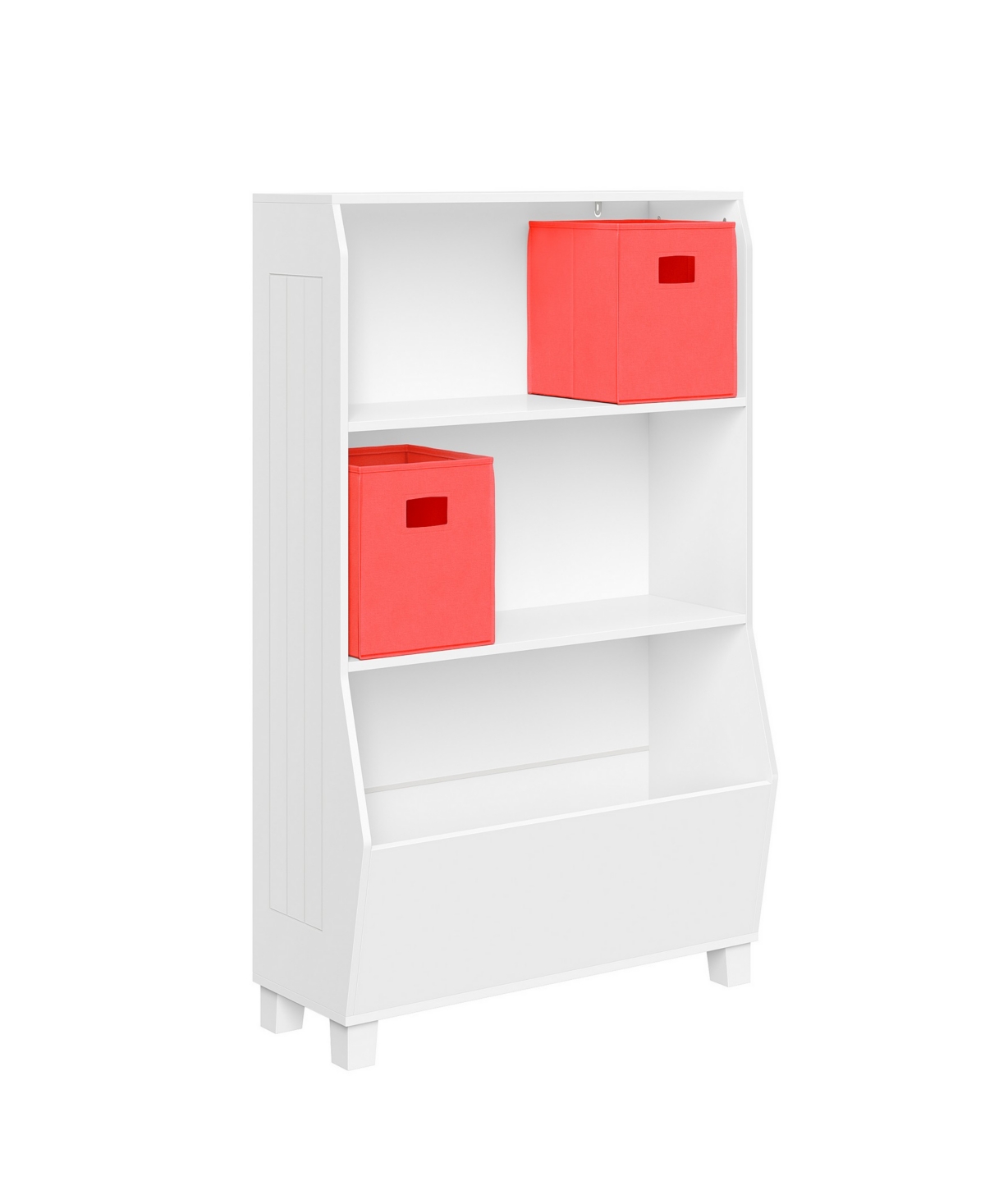 Click here for Kids Book Case with Toy Organizer - Open Orange prices