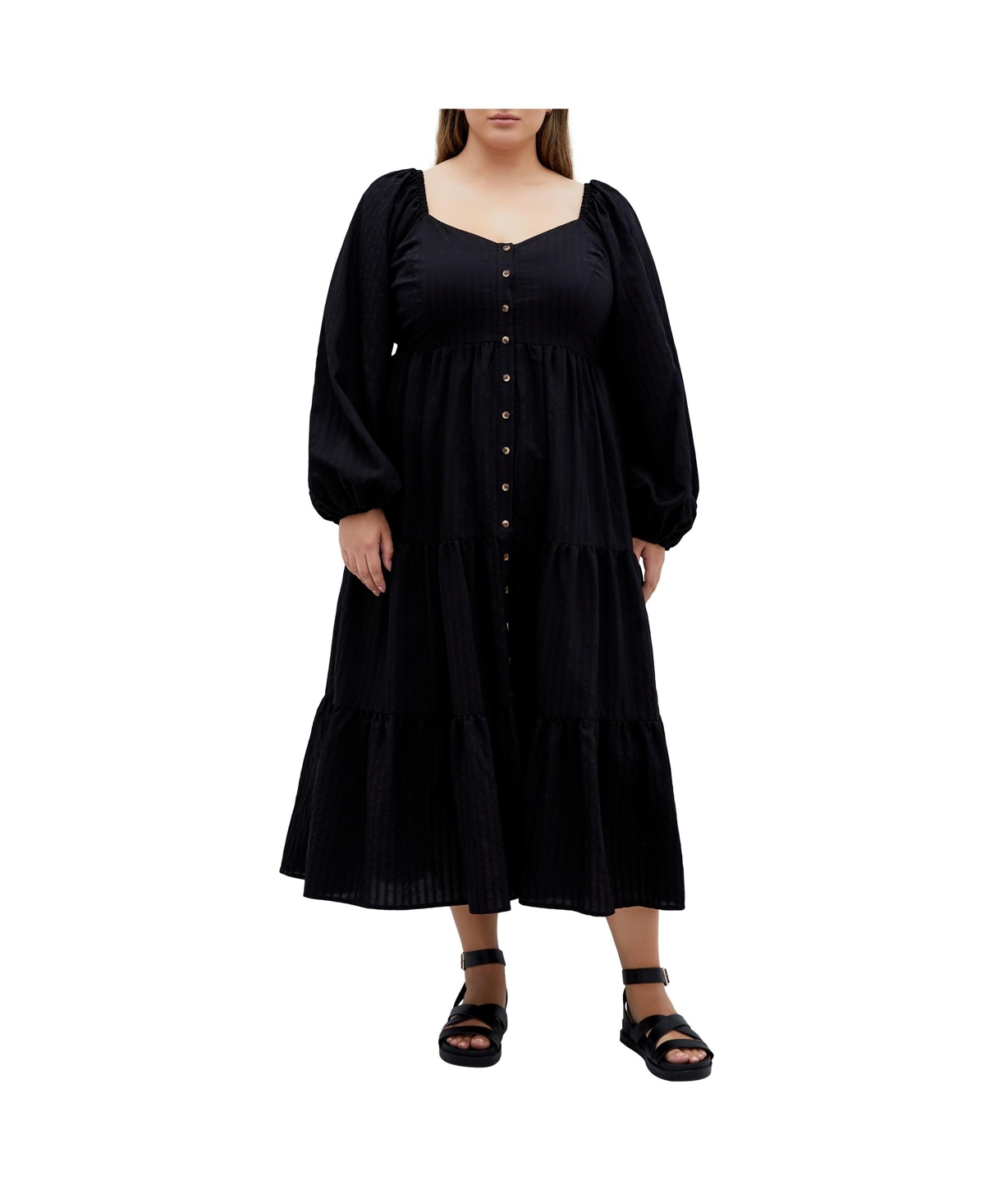 Click here for City Chic Plus Size Portia Dress - Spice prices