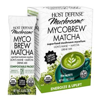 Host Defense MycoBrew Matcha - Matcha Drink Mix - Matcha Green Tea ...