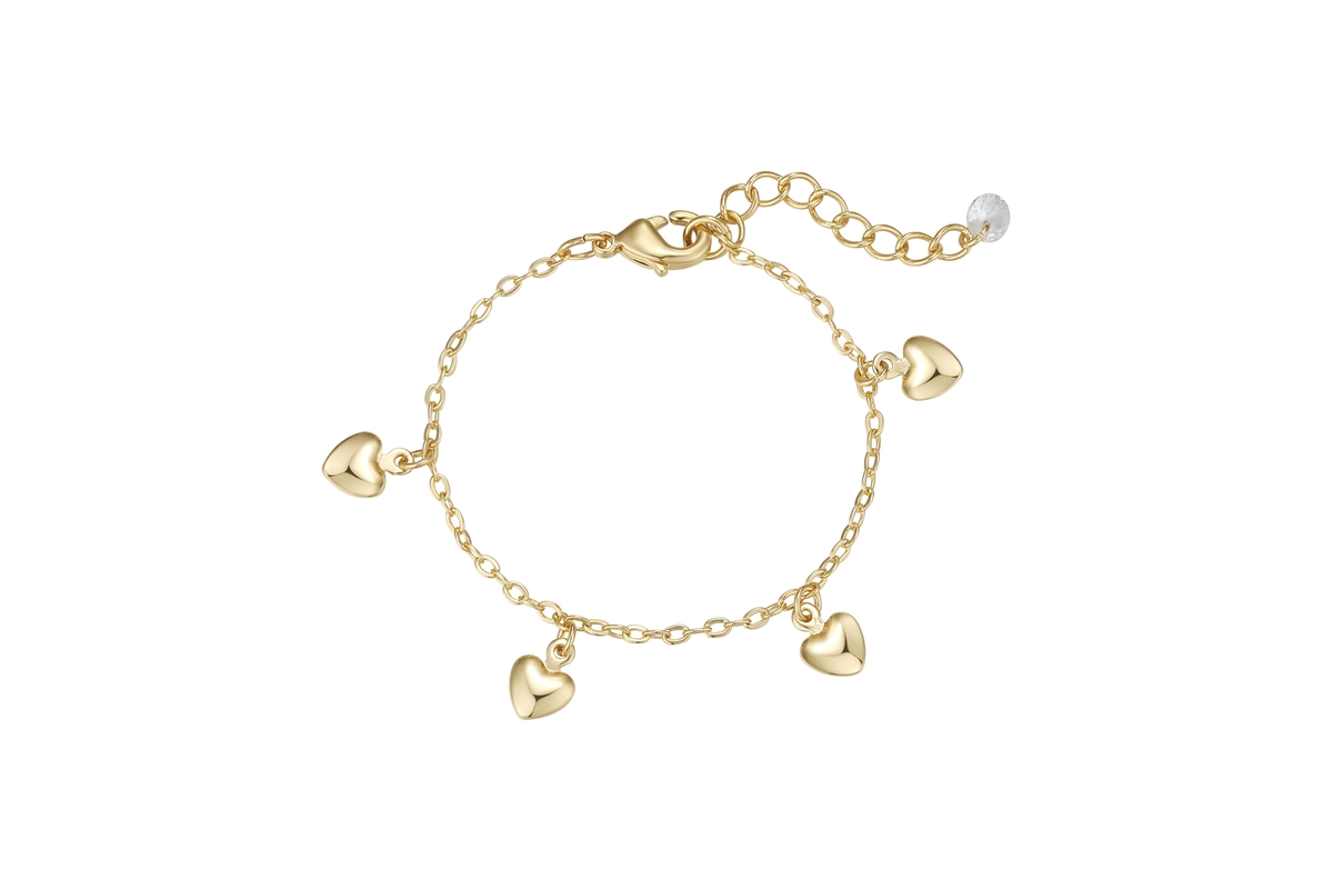 Click here for Lily Nily Toddler Gold Plated Heart Charm Bracelet... prices