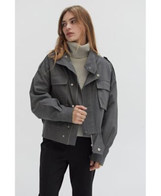 CRESCENT Women's Jae Utility Jacket - Macy's