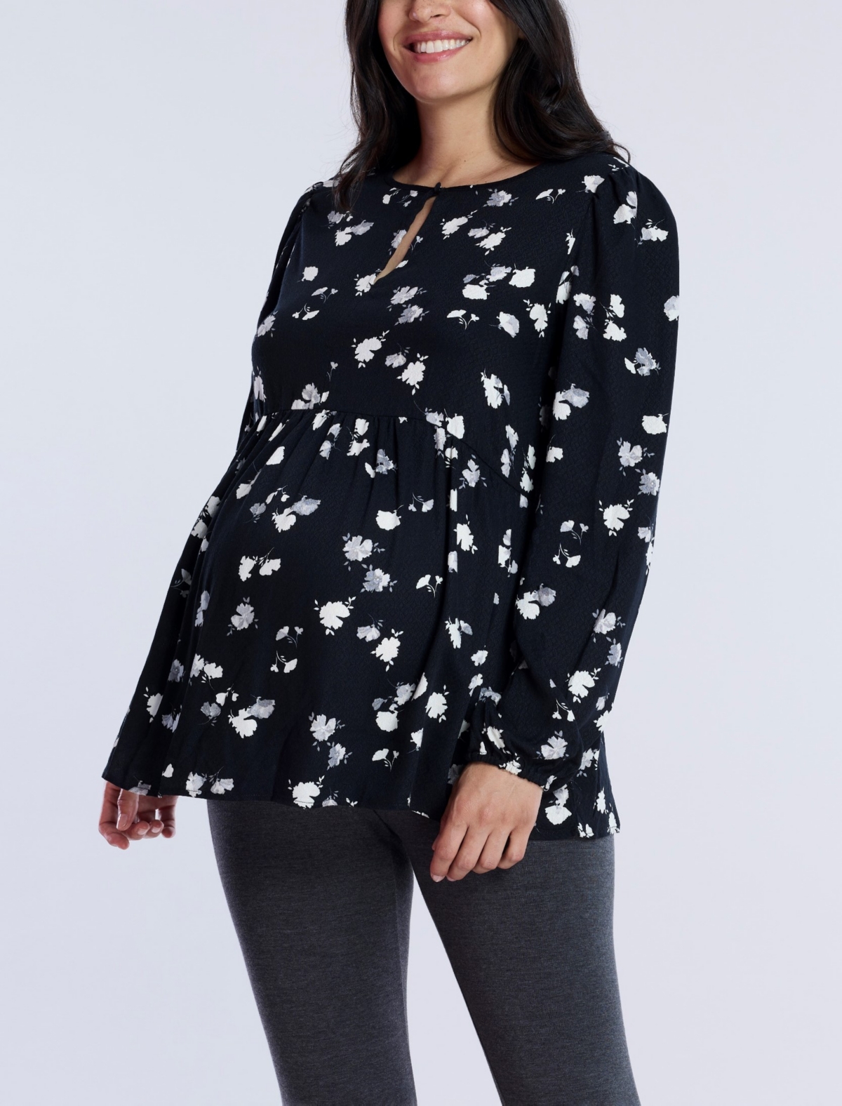 Click here for Motherhood Maternity Maternity Long Sleeve Empire... prices