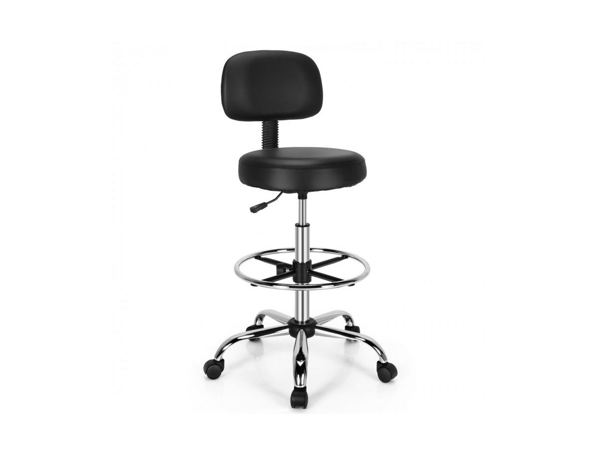 Click here for Skonyon Swivel Drafting Chair with Retractable Mid... prices