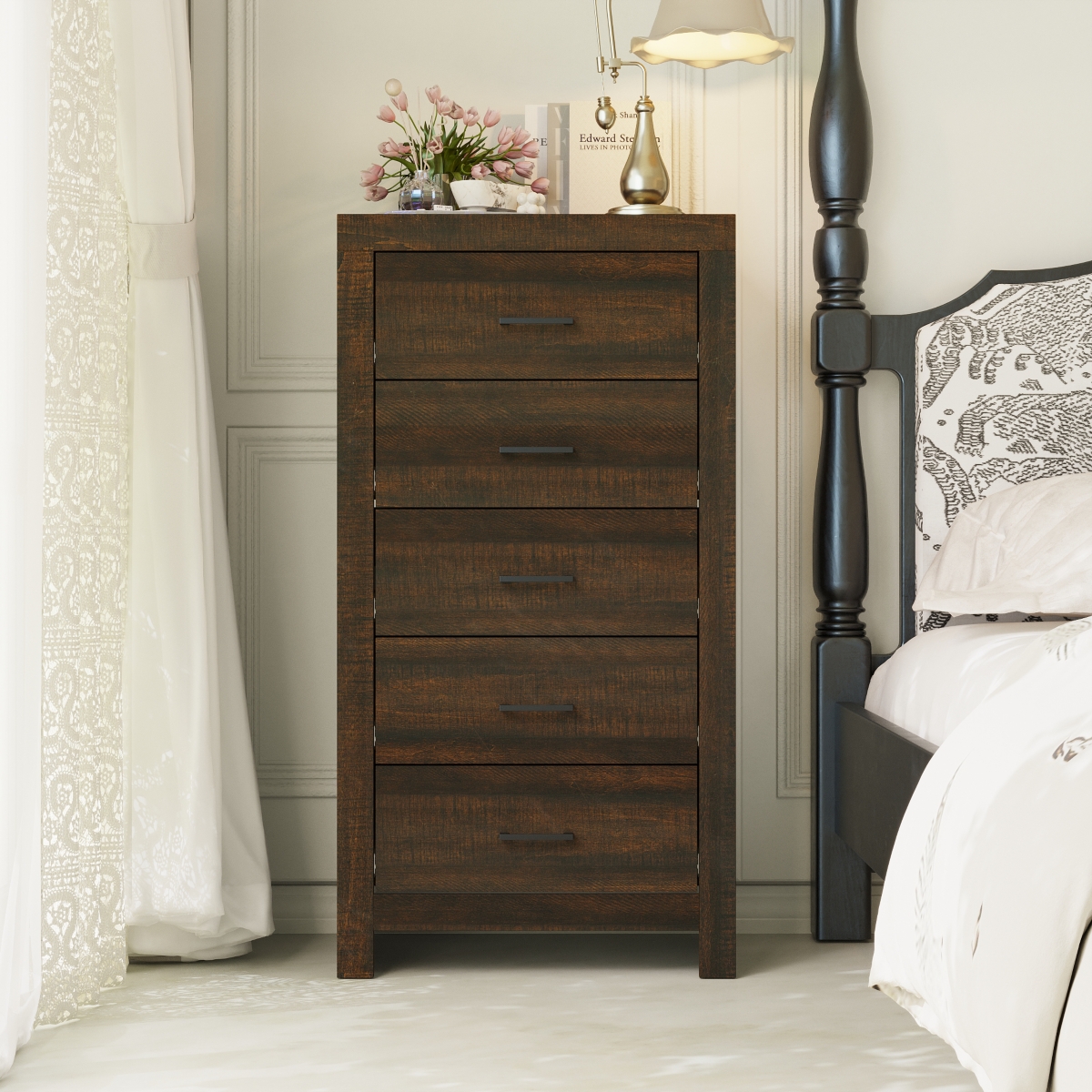 Click here for Homsee Brown Wood Accent Storage Dresser Organizer... prices