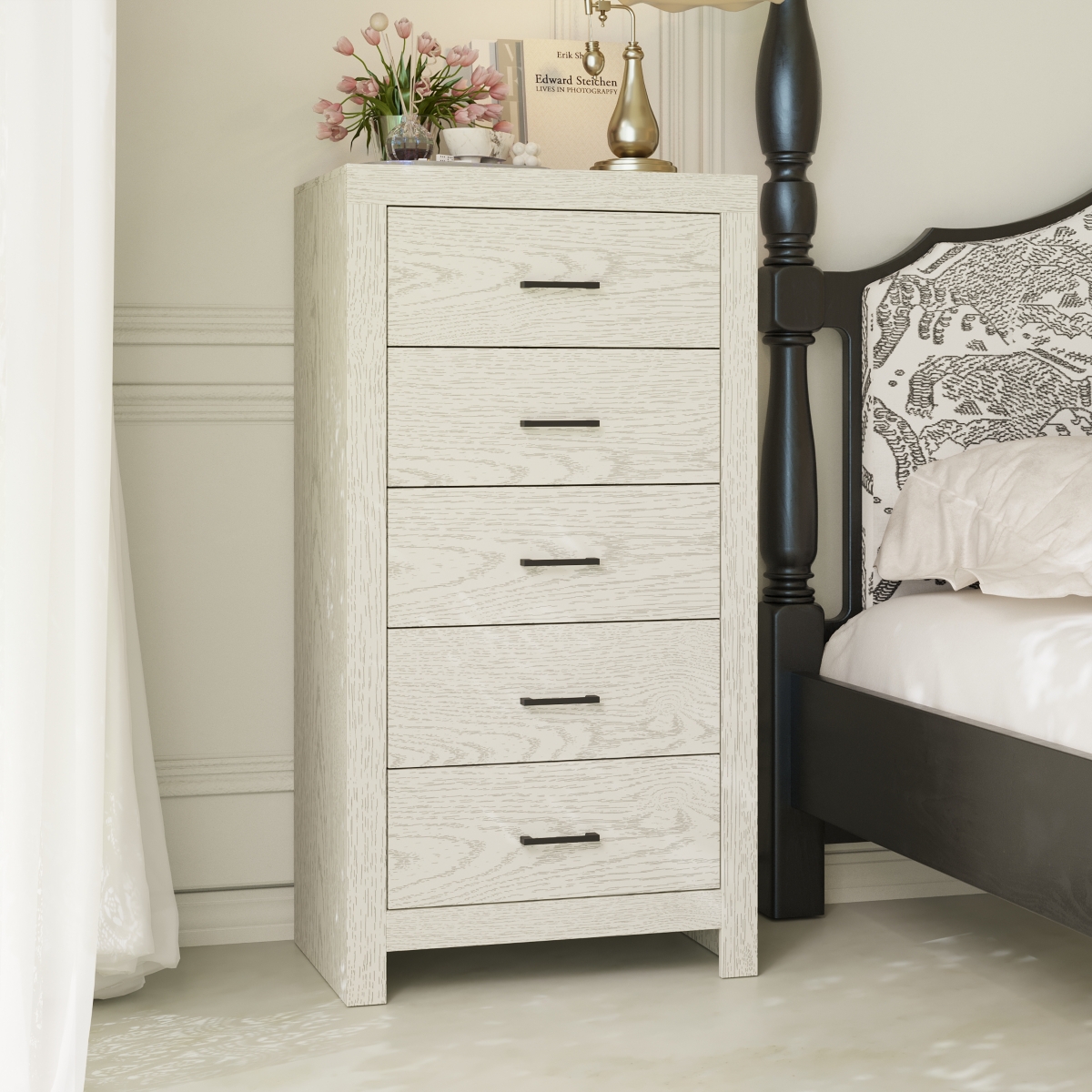 Click here for Homsee Brown Wood Accent Storage Dresser Organizer... prices