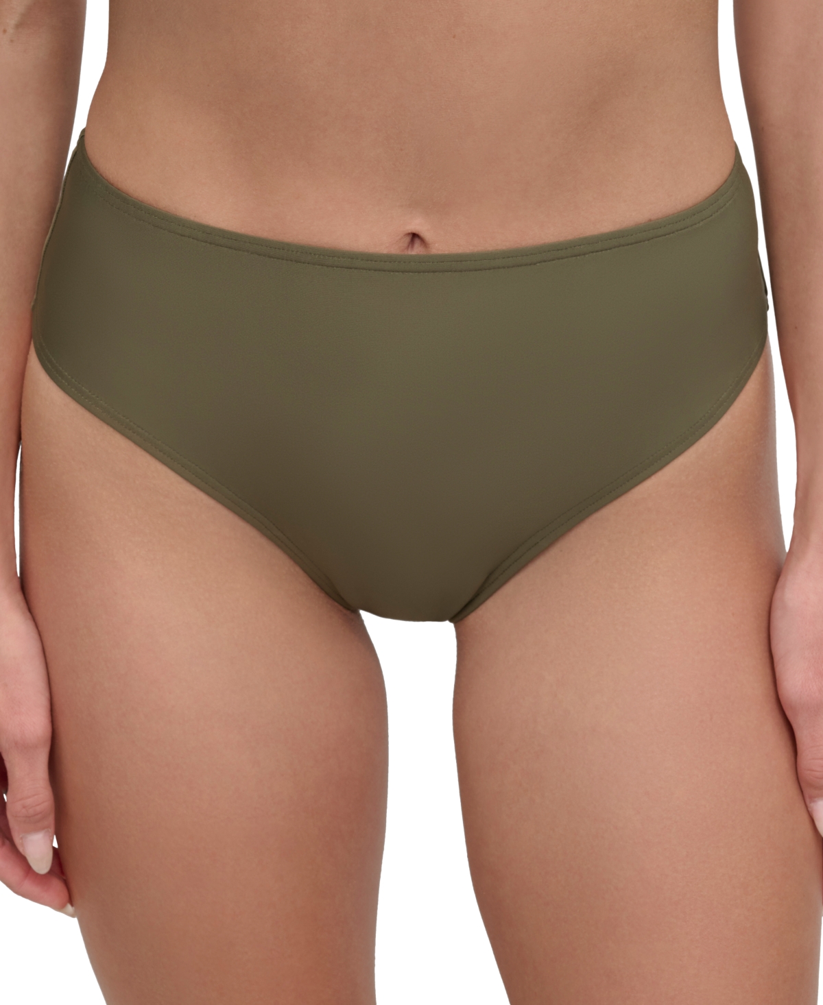 Click here for Dkny Womens Classic Mid Rise Bikini Bottoms - Moss prices