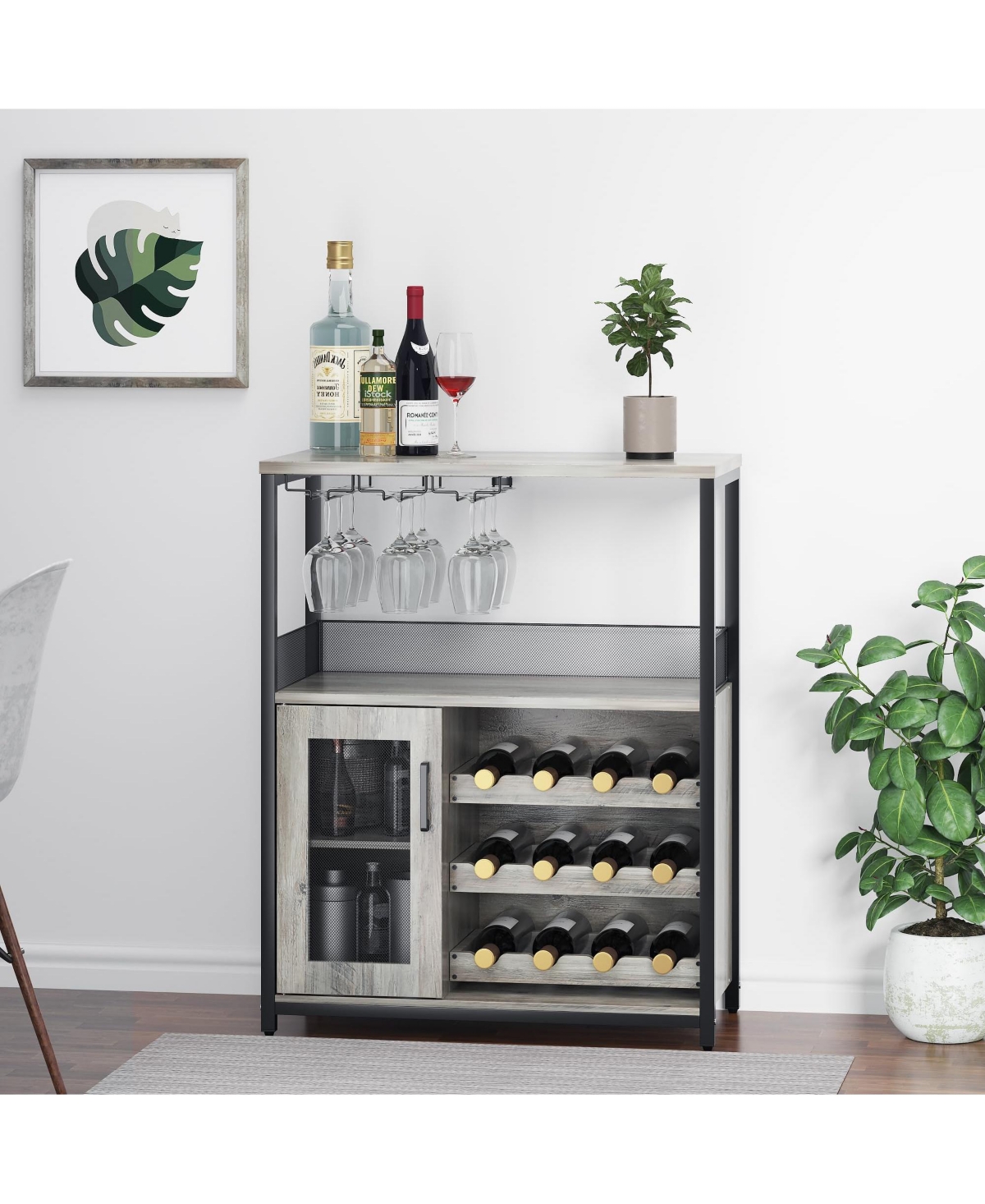 Click here for gaomon Wine Bar Cabinet with Detachable Wine Rack... prices