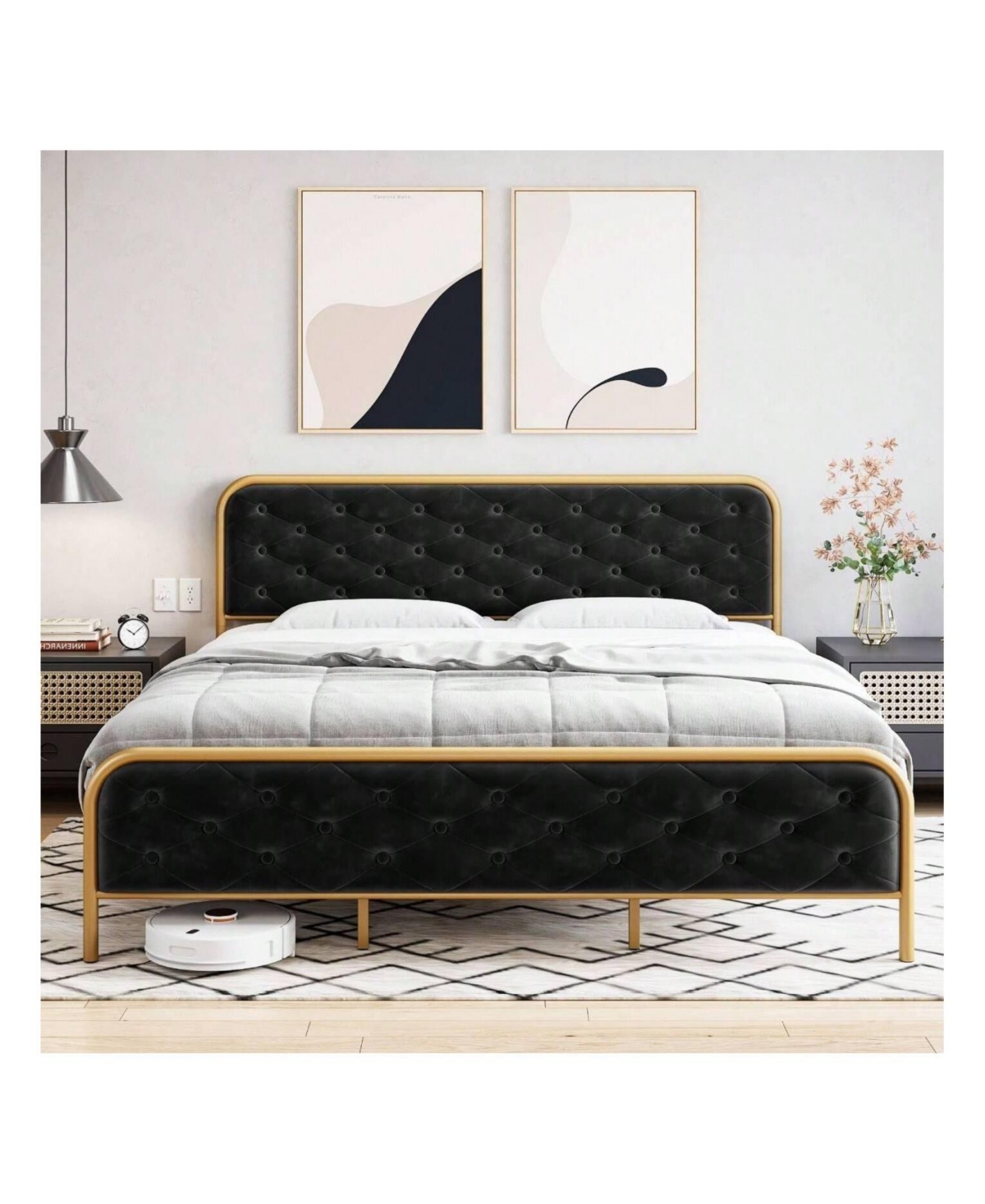 Click here for Gaomon Full/Queen/King Size Upholstered Bed Frame... prices