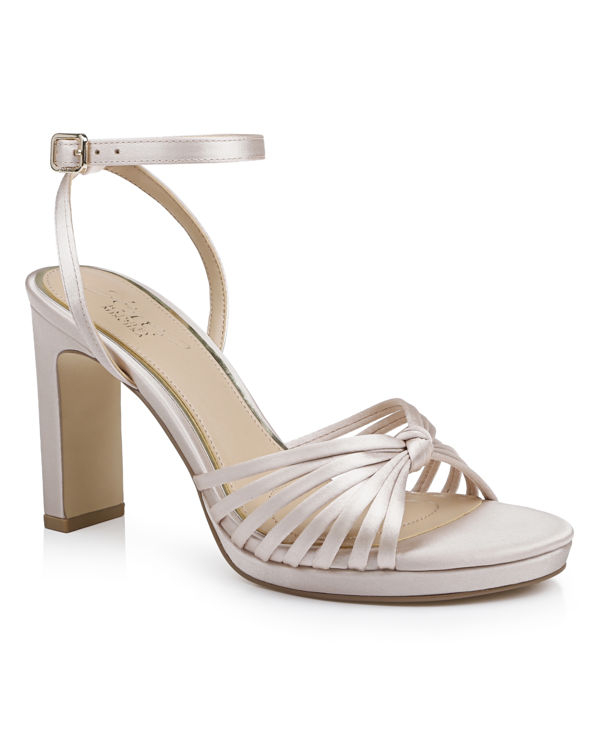 Click here for Jewel Badgley Mischka Womens Skylar Round Toe Plat... prices