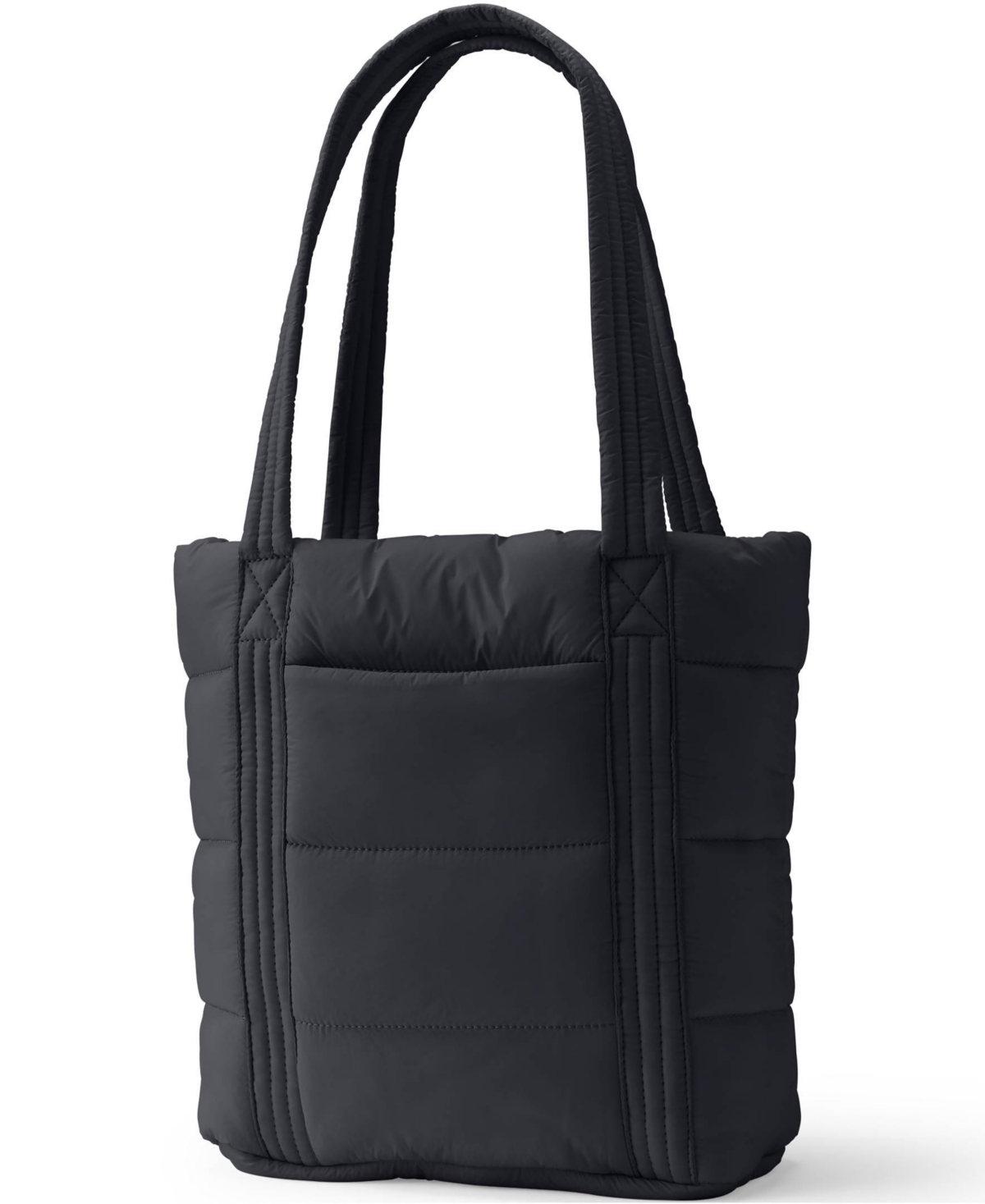 Lands End Wanderweight Ultralight Packable Tote Bag - Black