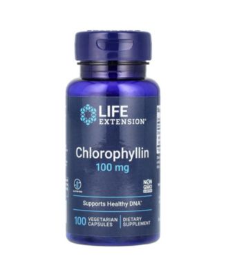Life Extension Chlorophyllin 100 mg - 100 Vegetarian Capsules - Macy's