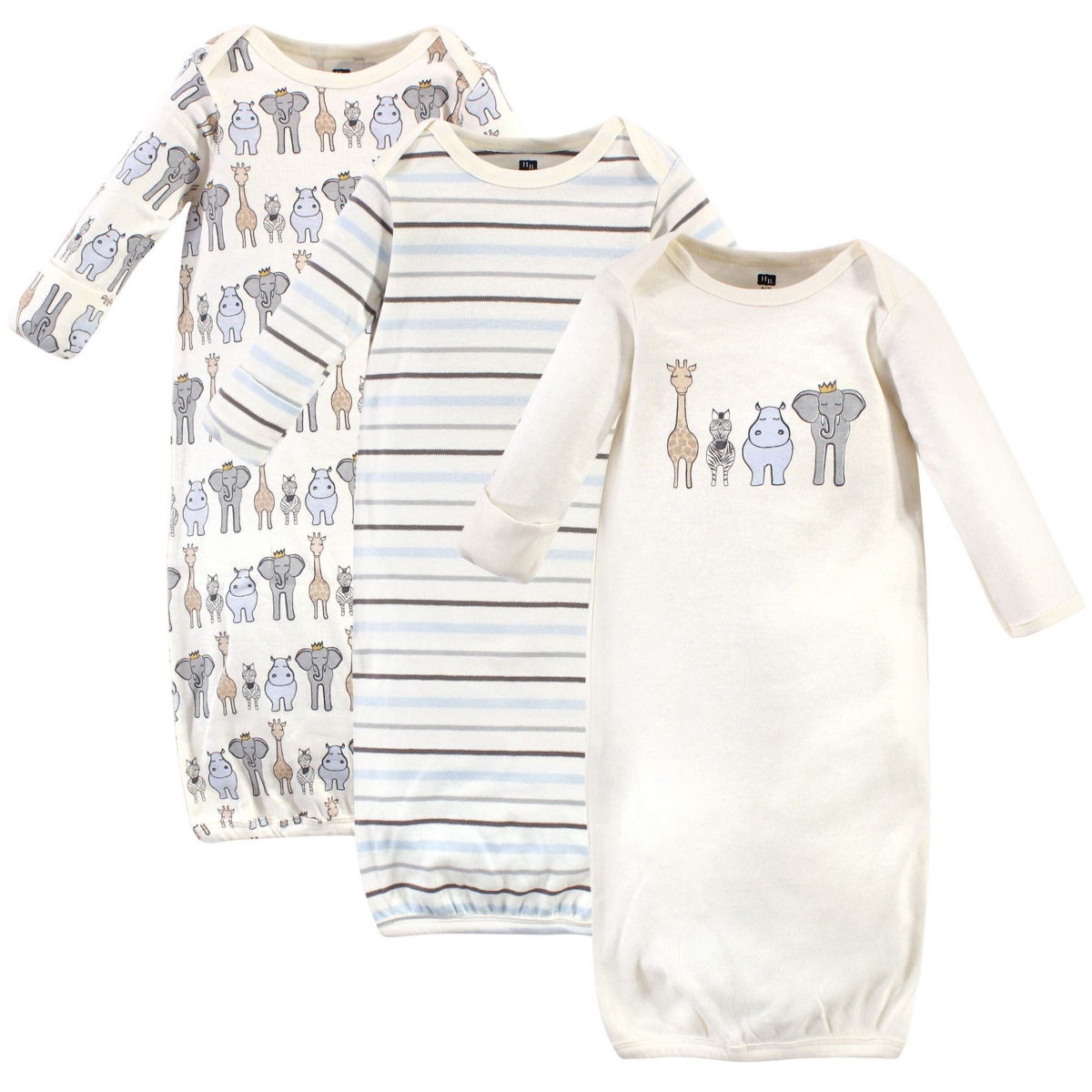 Click here for Hudson Baby Super Soft Cotton Gowns - Royal safari prices