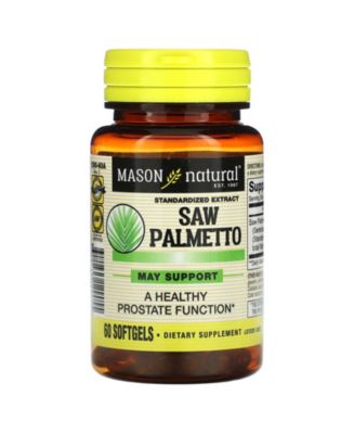 Mason Natural Saw Palmetto Standardized Extract 160 mg - 60 Softgels ...