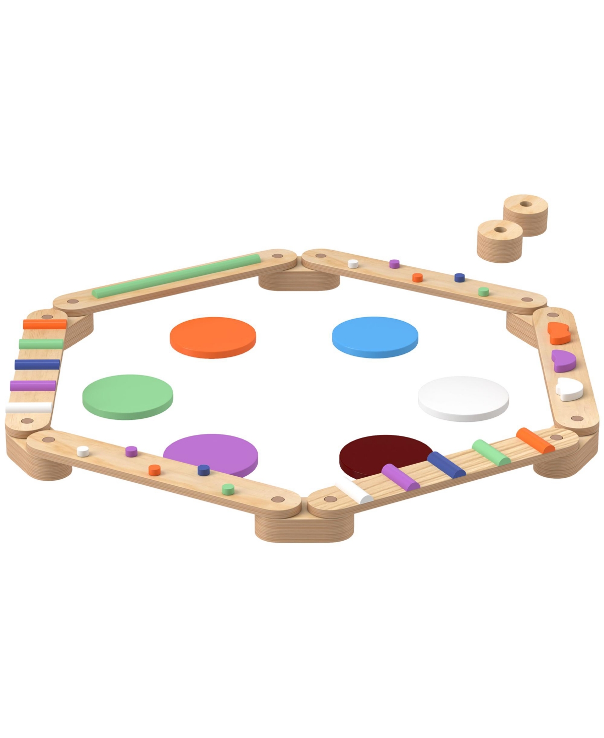 Click here for Qaba Kids Balance Beam  Wooden Balance Board with... prices