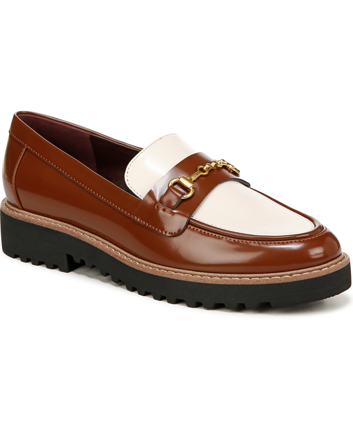 Click here for Franco Sarto Womens Colette Almond Toe Lug Sole Lo... prices