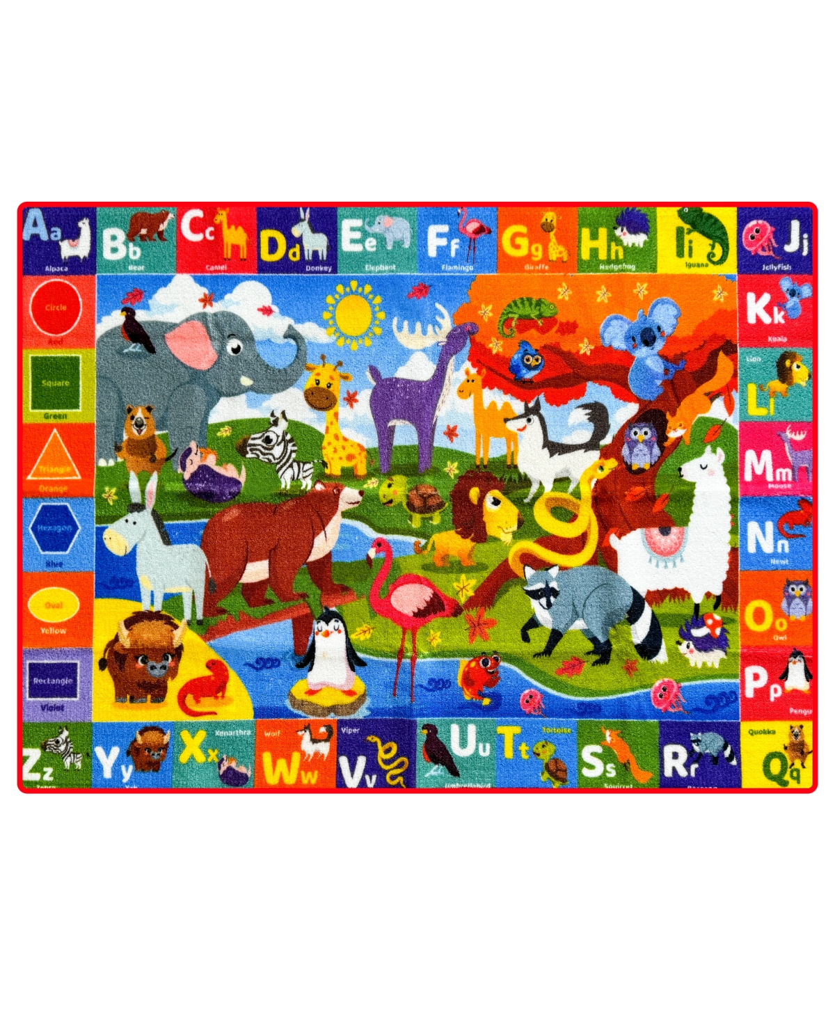 Click here for Quokka 78x59 Abc Classroom Rug for Kids - Alphabet... prices