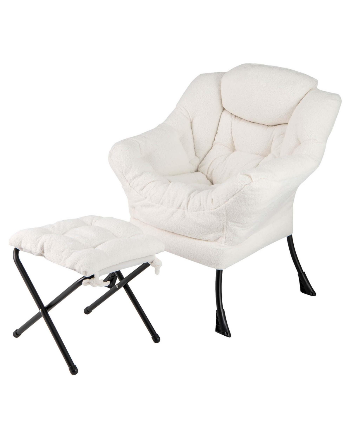 Click here for Costway Lazy Sofa Chair Accent Leisure Armchair wi... prices