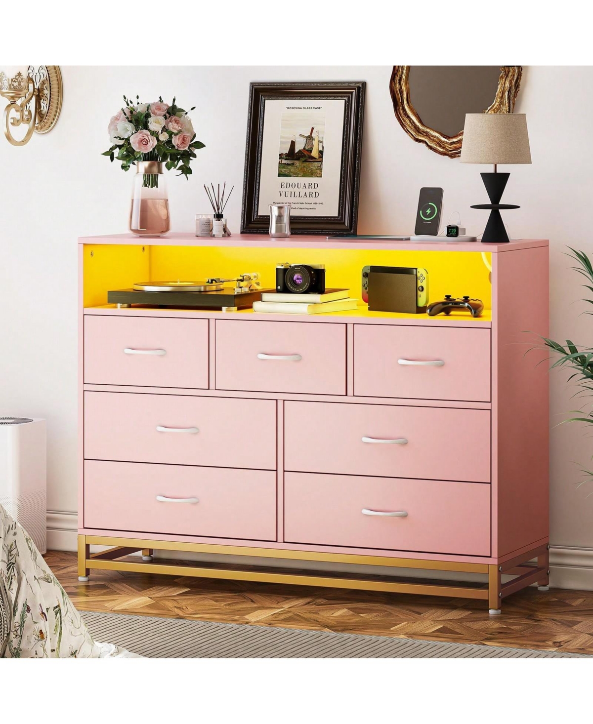 Click here for Dresser For Bedroom  Modern 7 Drawers Long Dresser... prices