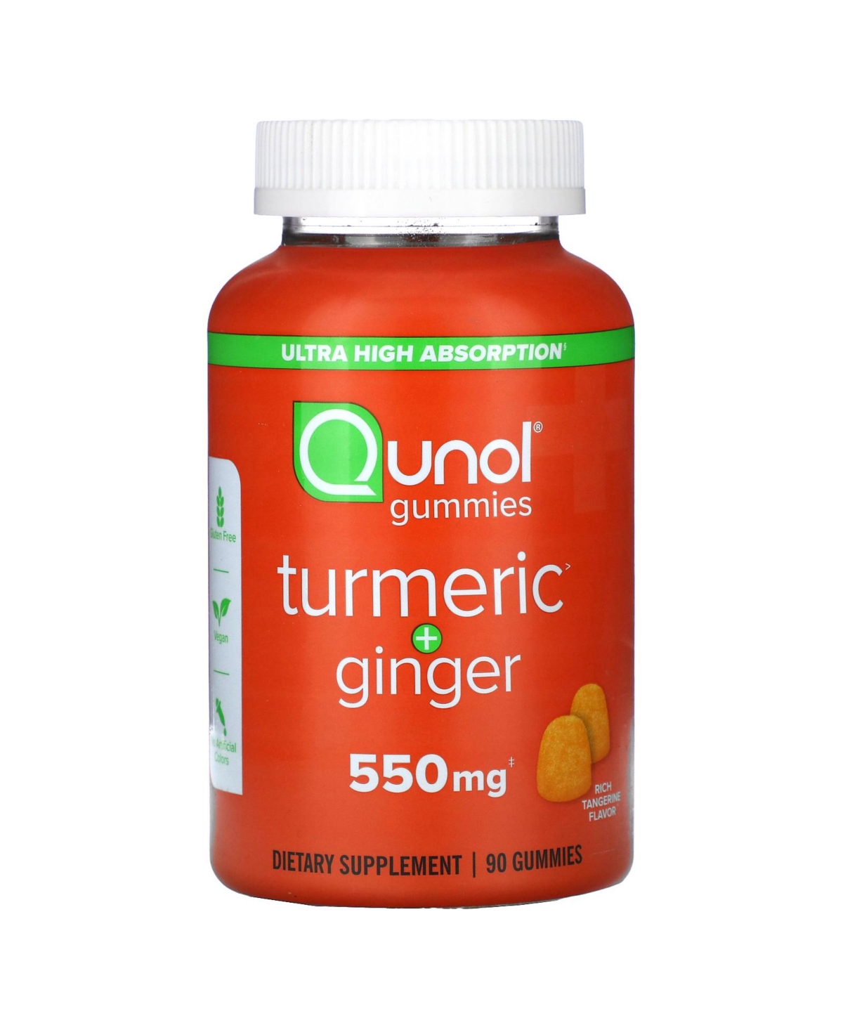 Click here for Qunol Turmeric + Ginger Rich Tangerine - 90 Gummie... prices