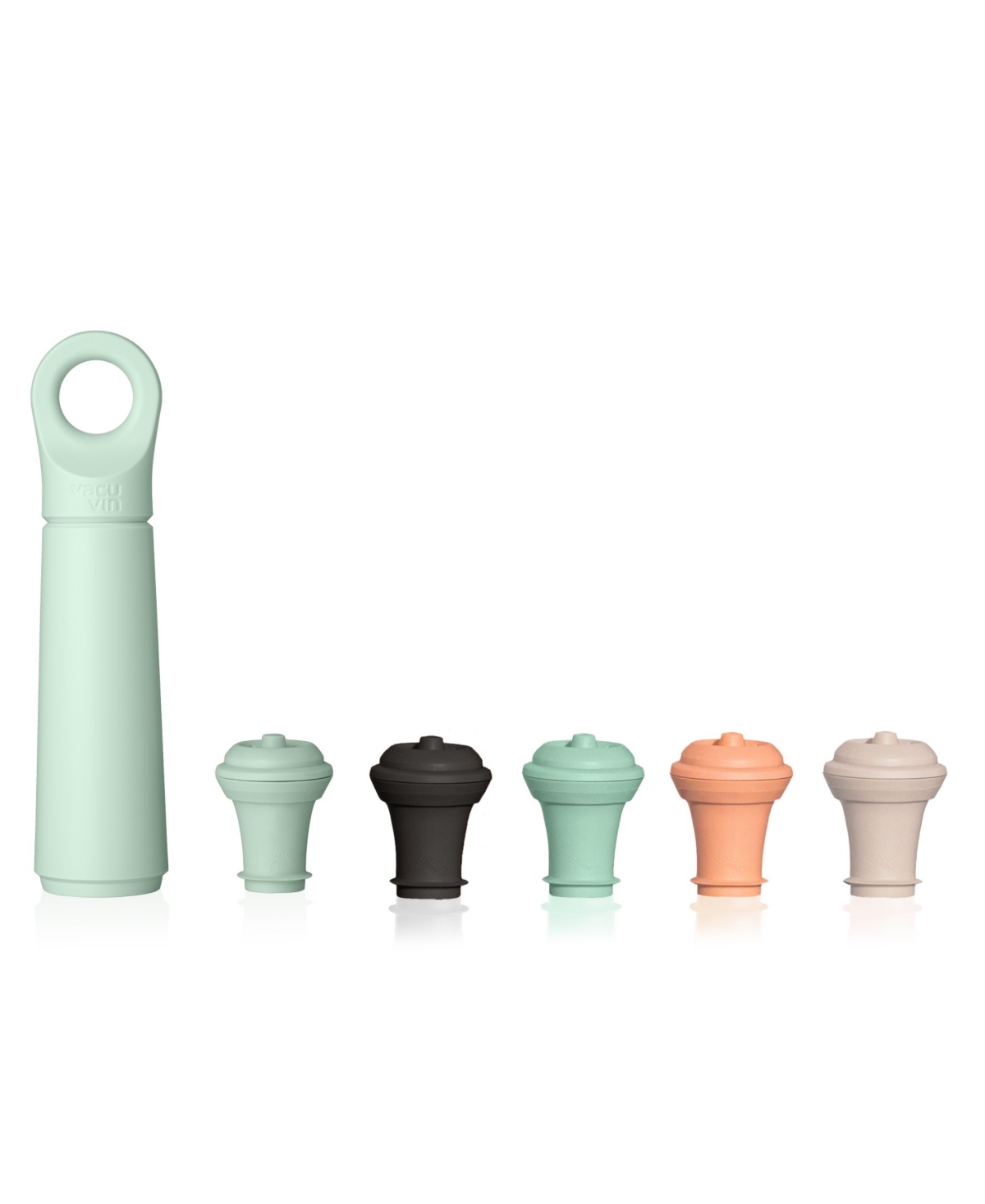 Click here for Vacu Vin Wine Saver Loop and Stopper Bundle - Jade prices