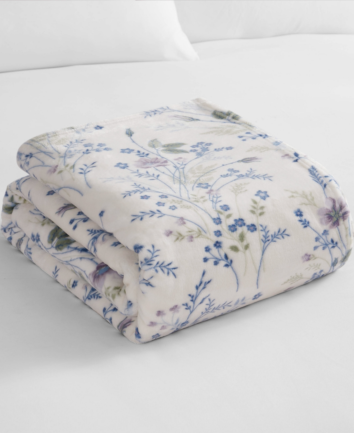 Click here for Lucky Brand Wildflower Plush Throw  50 x 70 - Purp... prices