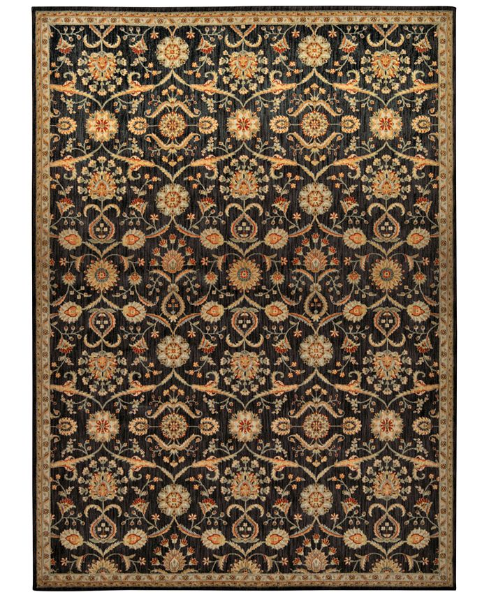 Kathy Ireland Home Ancient Times Persian Treasures Black 7'9" x 10'10 ...
